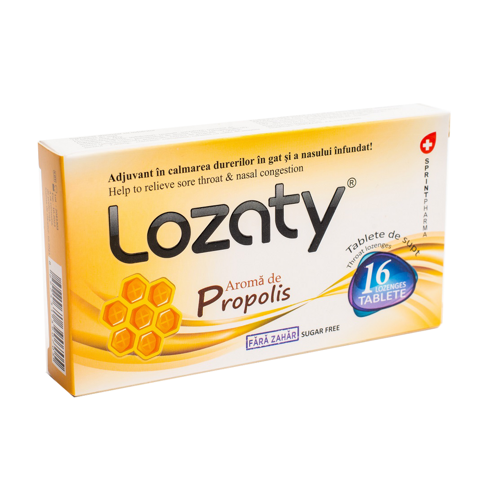 LOZATY PROPOLIS X 16 LOZENGES – Serenity Health & Wellness